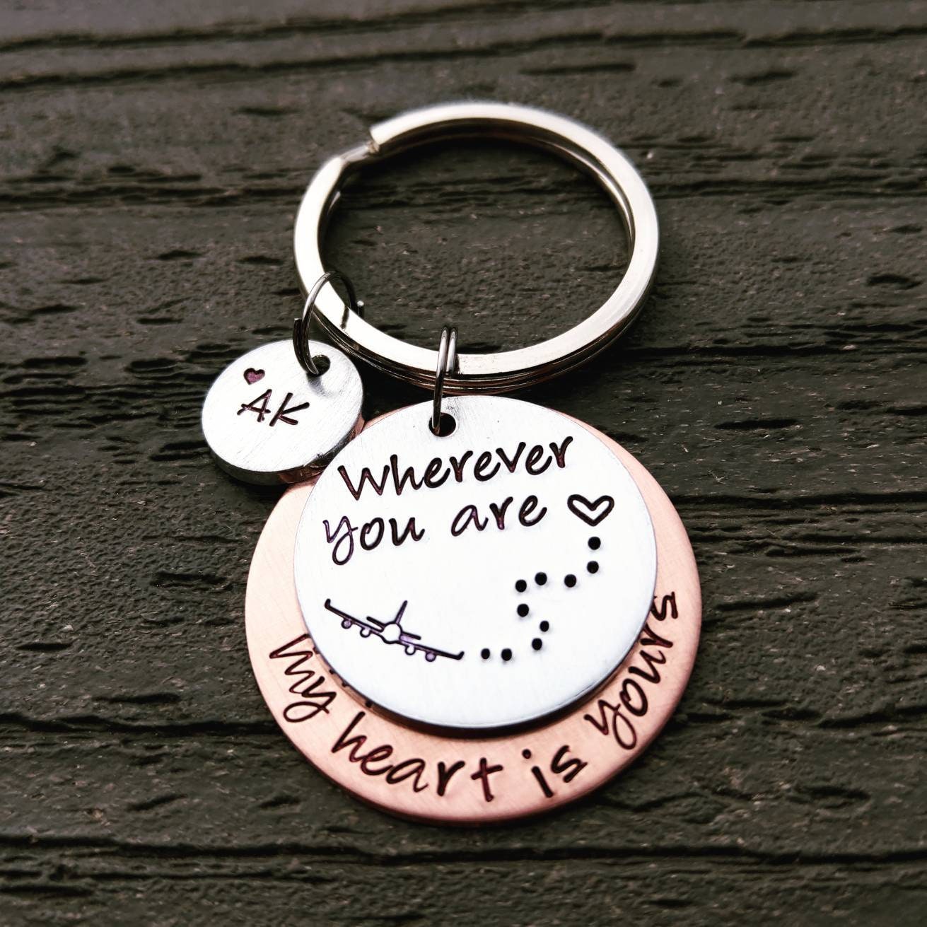 Pilot Keychain Flight Attendant Pilot Wife Fly Safe | Etsy