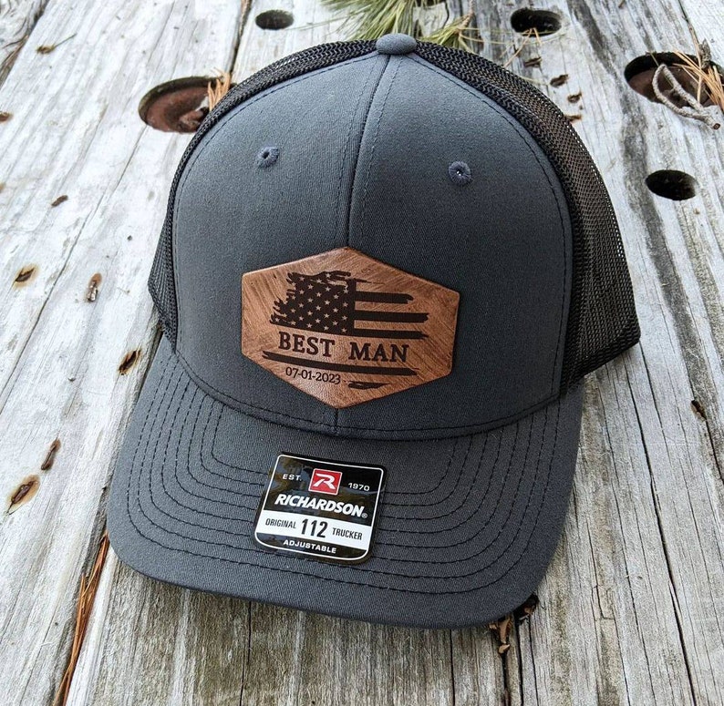 Best Man Hat Custom Richardson Hat American Hat Groomhat - Etsy