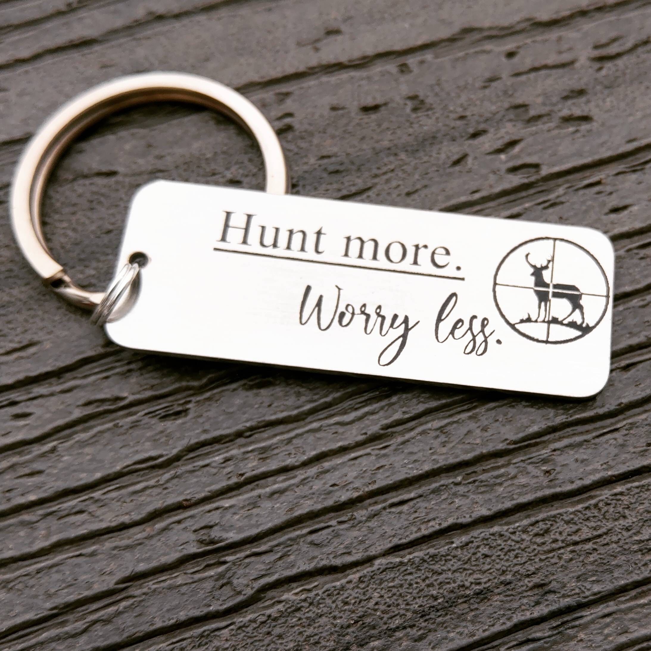 Hunting Keychain Hunting Care Package Hunter Keychain | Etsy