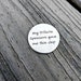Personalized Pocket Coin Lucky Coin Gift for Him Memorial Gift for Men ...