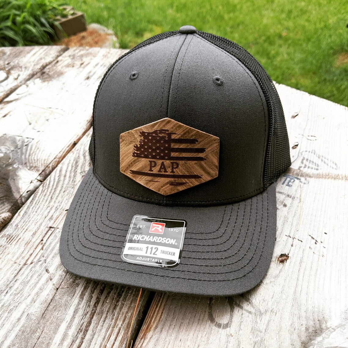 Dad Hat - Grandpa Hat - Custom Richardson Hat - American Hat - Travel ...