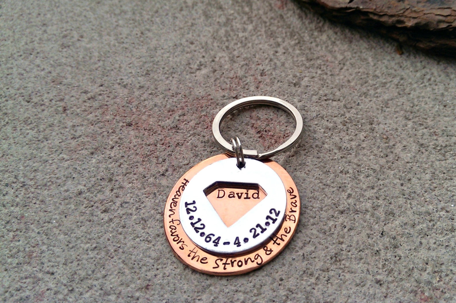 Personalized Memorial Keychain Military Memorial Loss of - Etsy