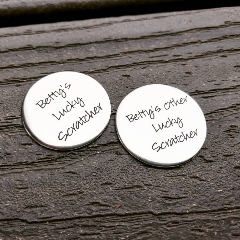 Personalized Lucky Coin - Lucky Scratcher Coin - Lucky Lotto Coin ...