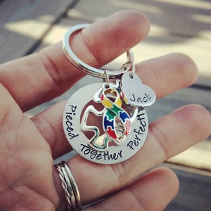 Autism Mom Keychain - Autism Keychain - Autism Awareness Keychain ...
