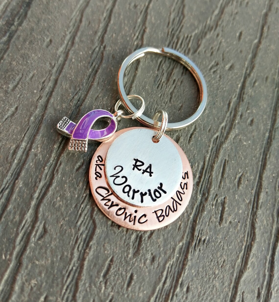 RA Keychain RA Warrior Keychain Rheumatoid Arthritis | Etsy