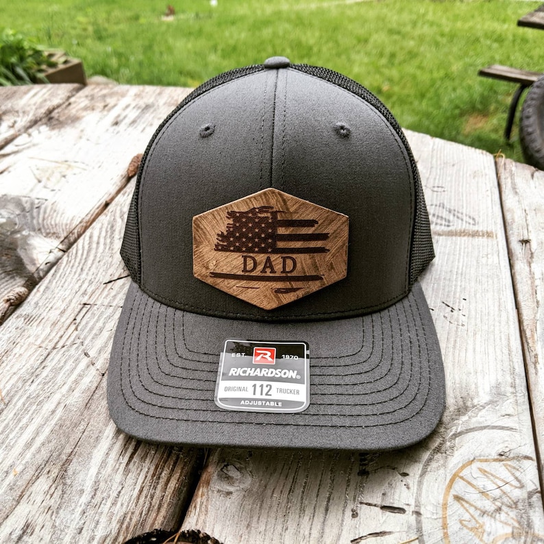 Dad Hat - Grandpa Hat - Custom Richardson Hat - American Hat - Travel ...