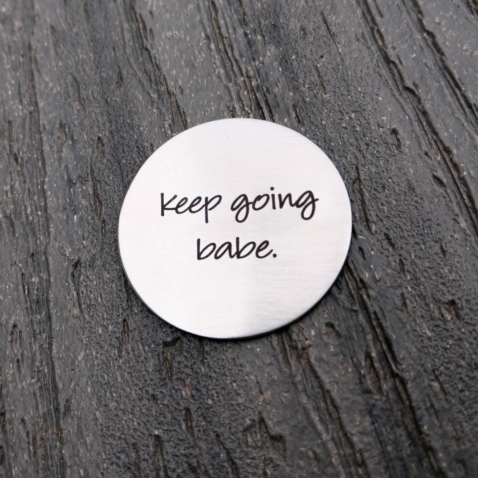 Personalized Pocket Coin Lucky Coin Gift for Him Memorial Gift for Men ...