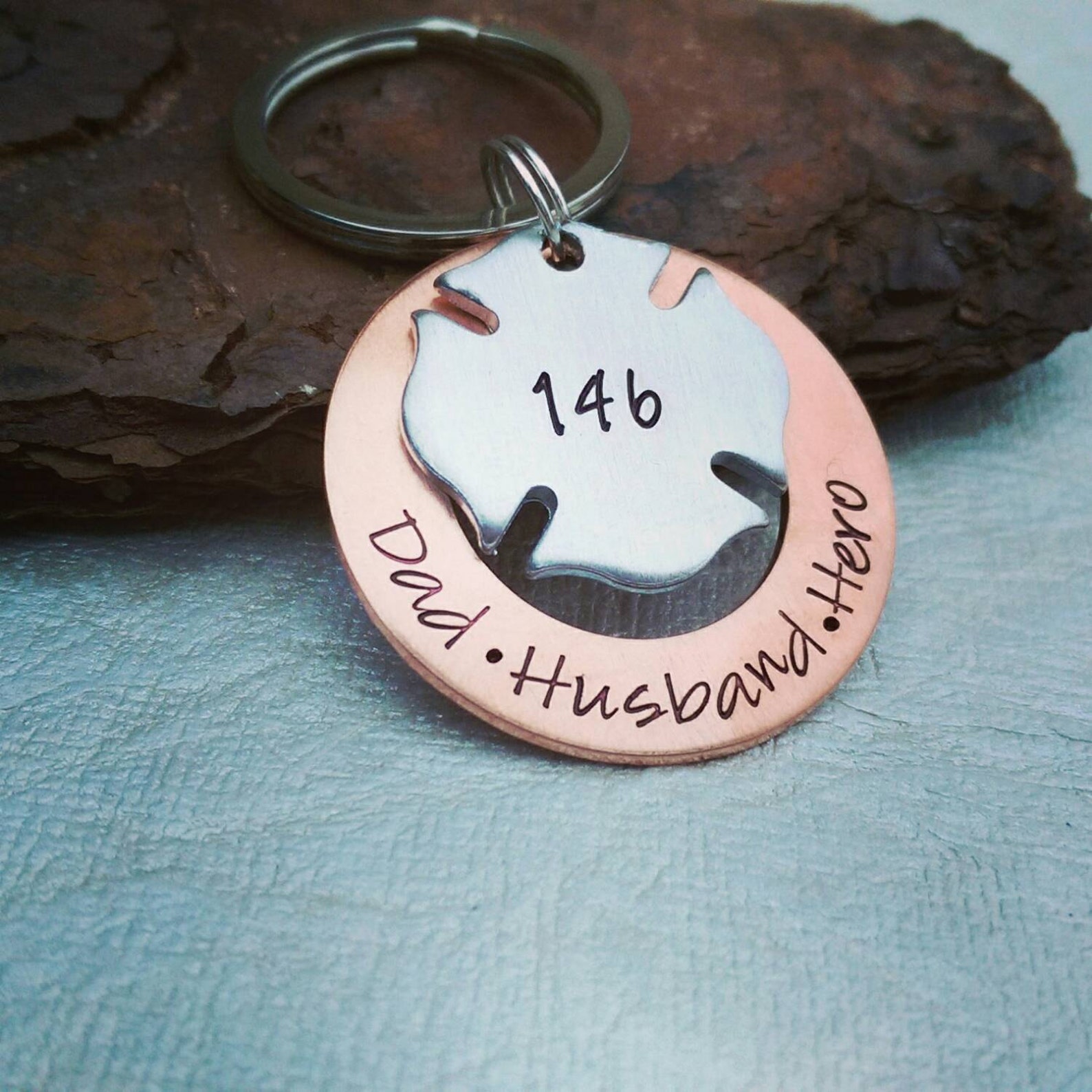 Firefighter Dad Keychain Personalized Firefighter Keychain - Etsy