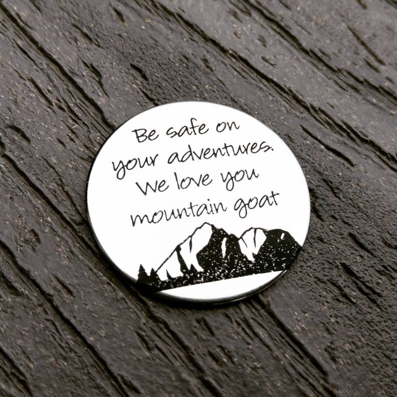 Stay Safe Gift Personalized Pocket Coin Travel Safe Gift | Etsy