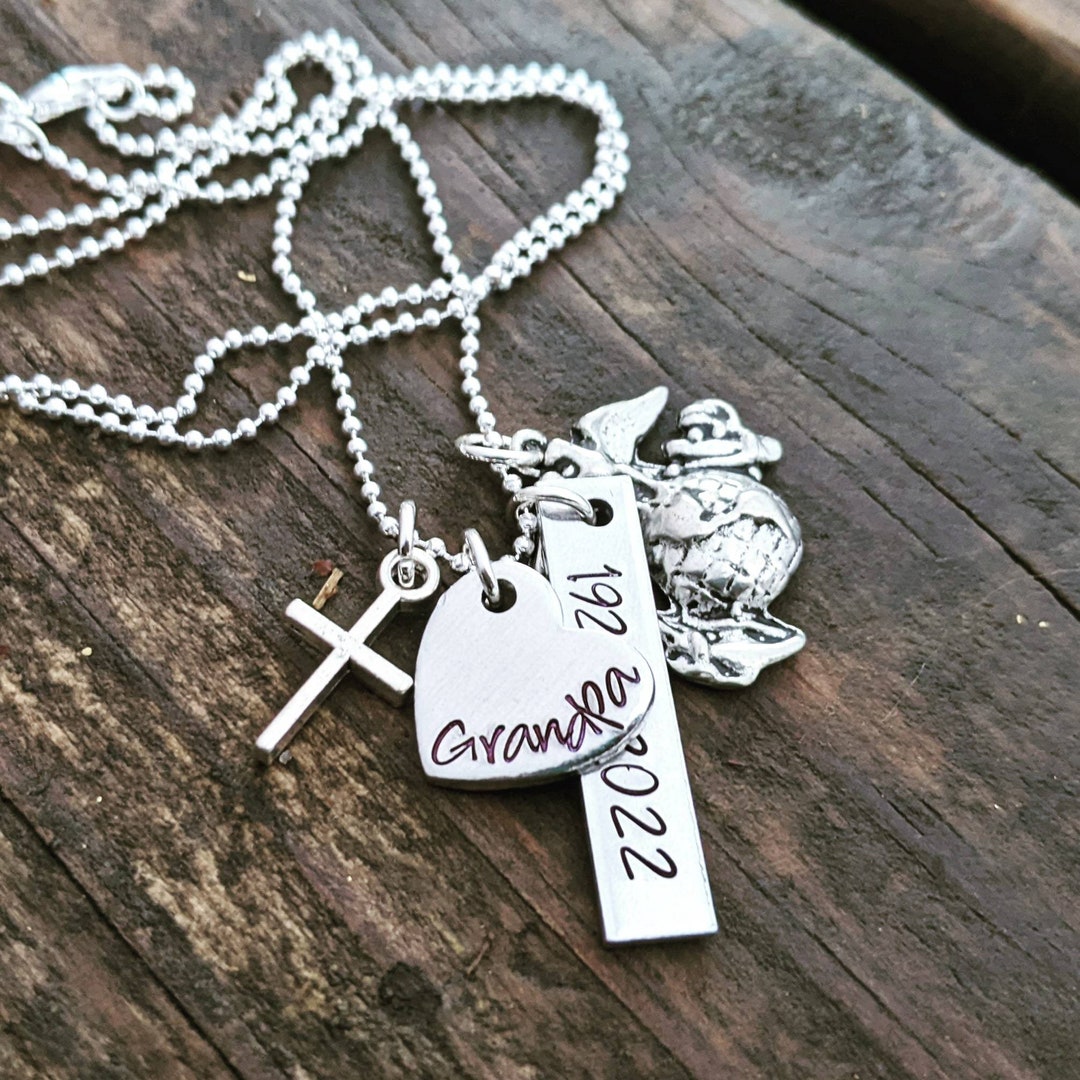 Marine Memorial Necklace - Fallen Marine Necklace - USMC Jewelry ...