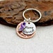 Fibromyalgia Keychain - Fibro Warrior Keychain - Purple Ribbon Keychian ...