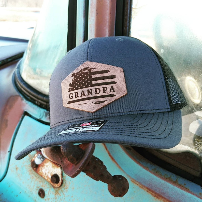 Dad Hat - Grandpa Hat - Custom Richardson Hat - American Hat - Travel ...