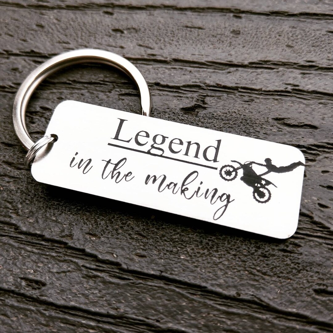 Dirt Bike Gift Motocross Keychain Boyfriend Gift Braaap - Etsy