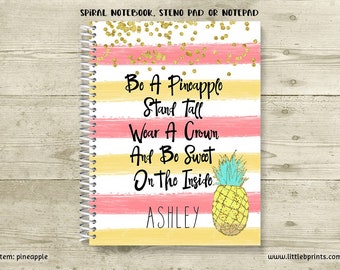 Pineapple notebook | Etsy
