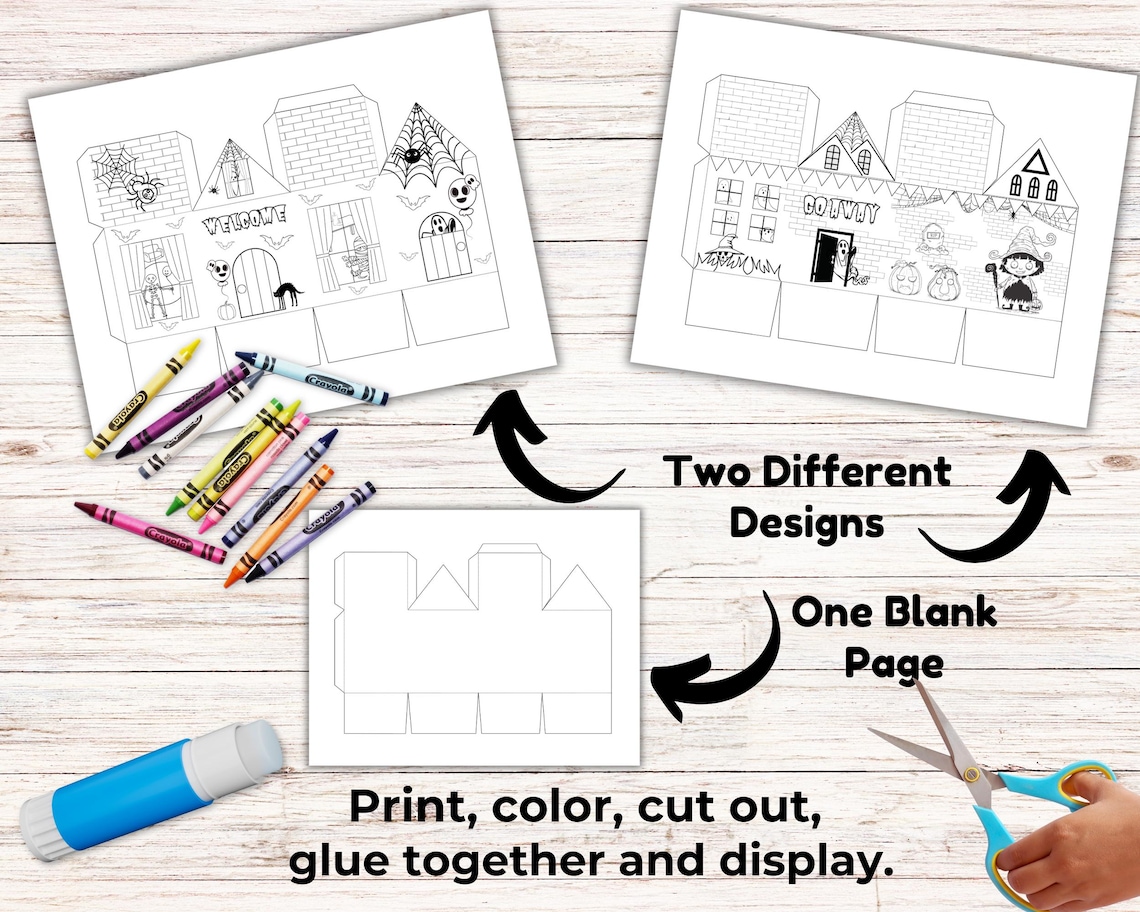 Halloween Activity Bundle, Halloween Placemat, Kids Halloween Activity ...