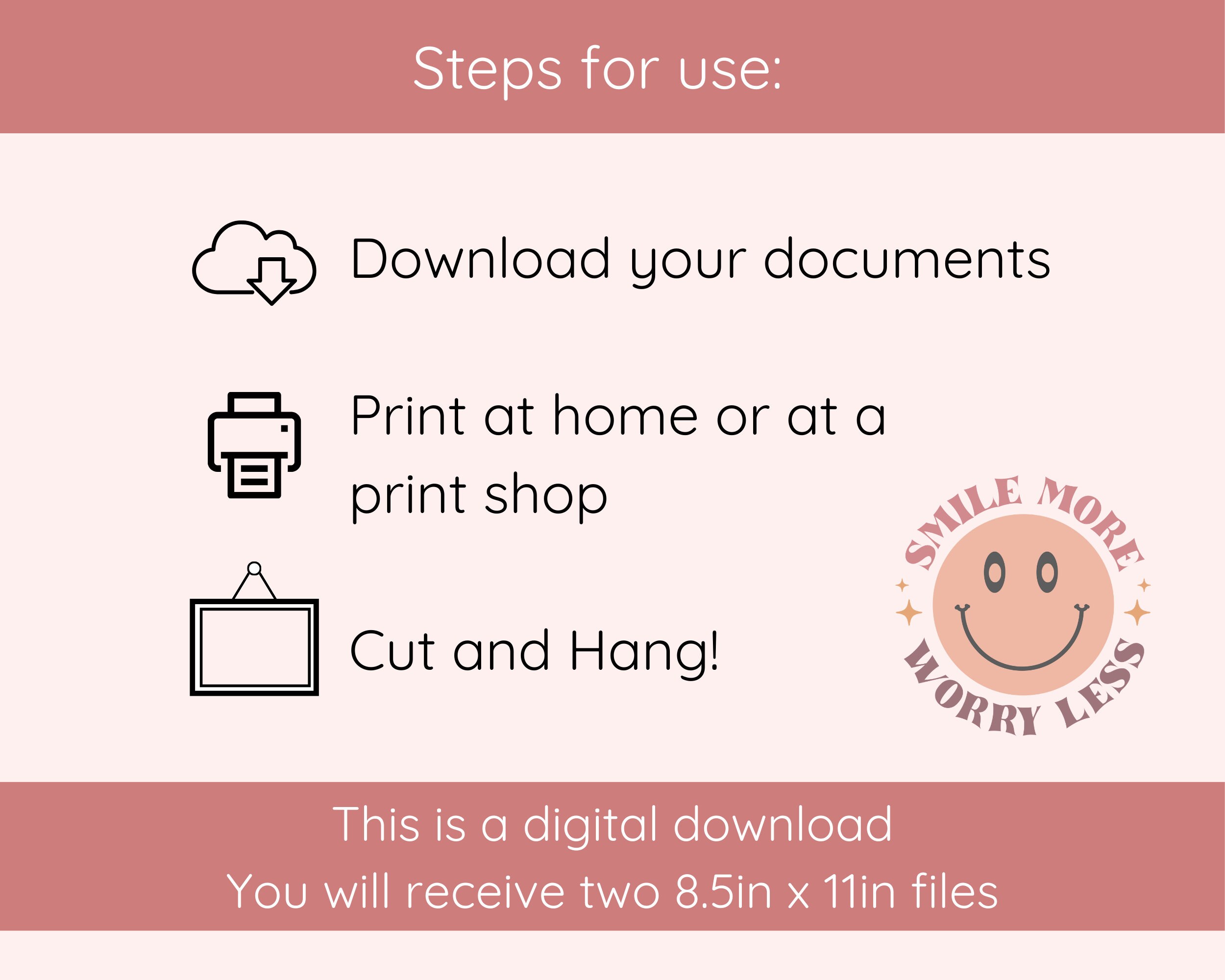 Printable Tear Off, Motivational Flyer, Positive Quote Flyer - Etsy