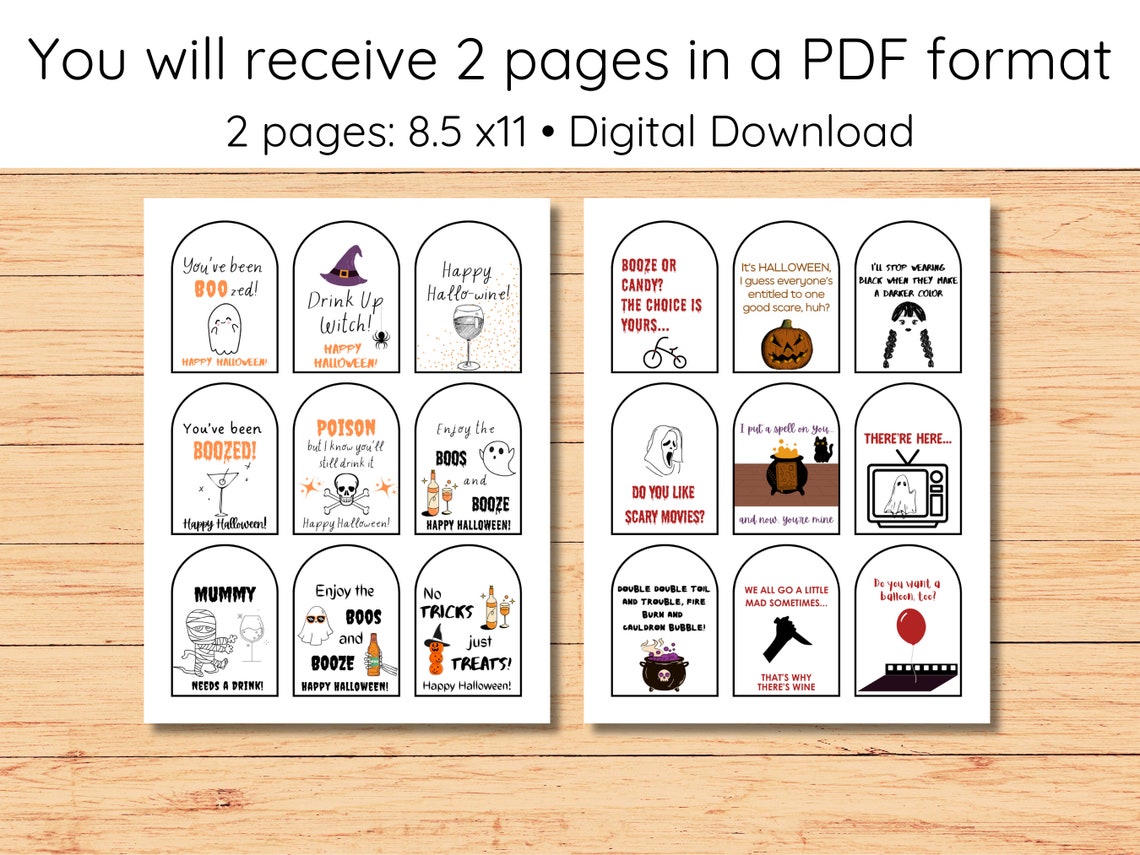 Halloween Tombstone Wine Labels! Printable Tombstone Halloween Wine ...