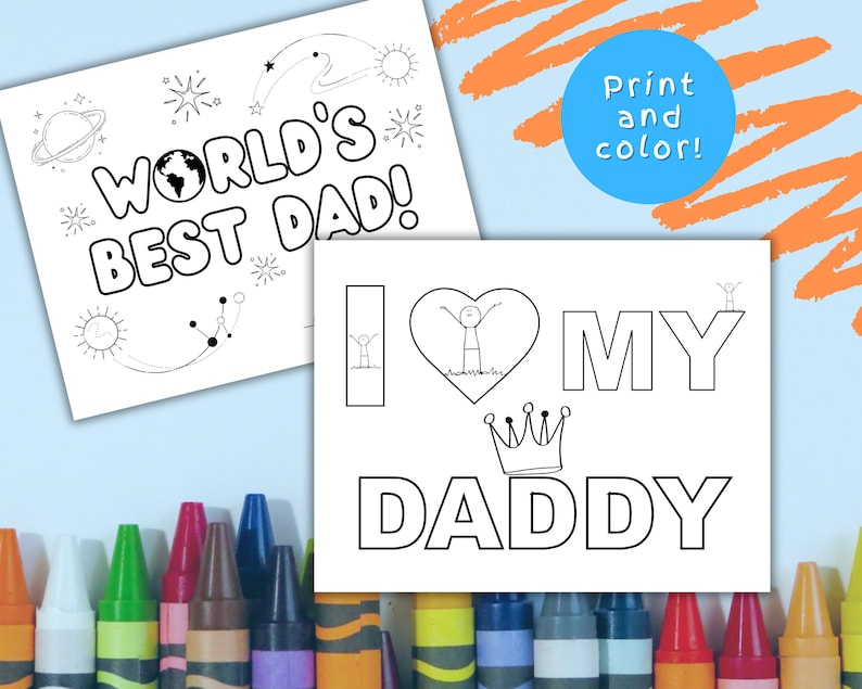 Printable Father's Day Coloring Pages Dad Coloring Pages Father's Day ...
