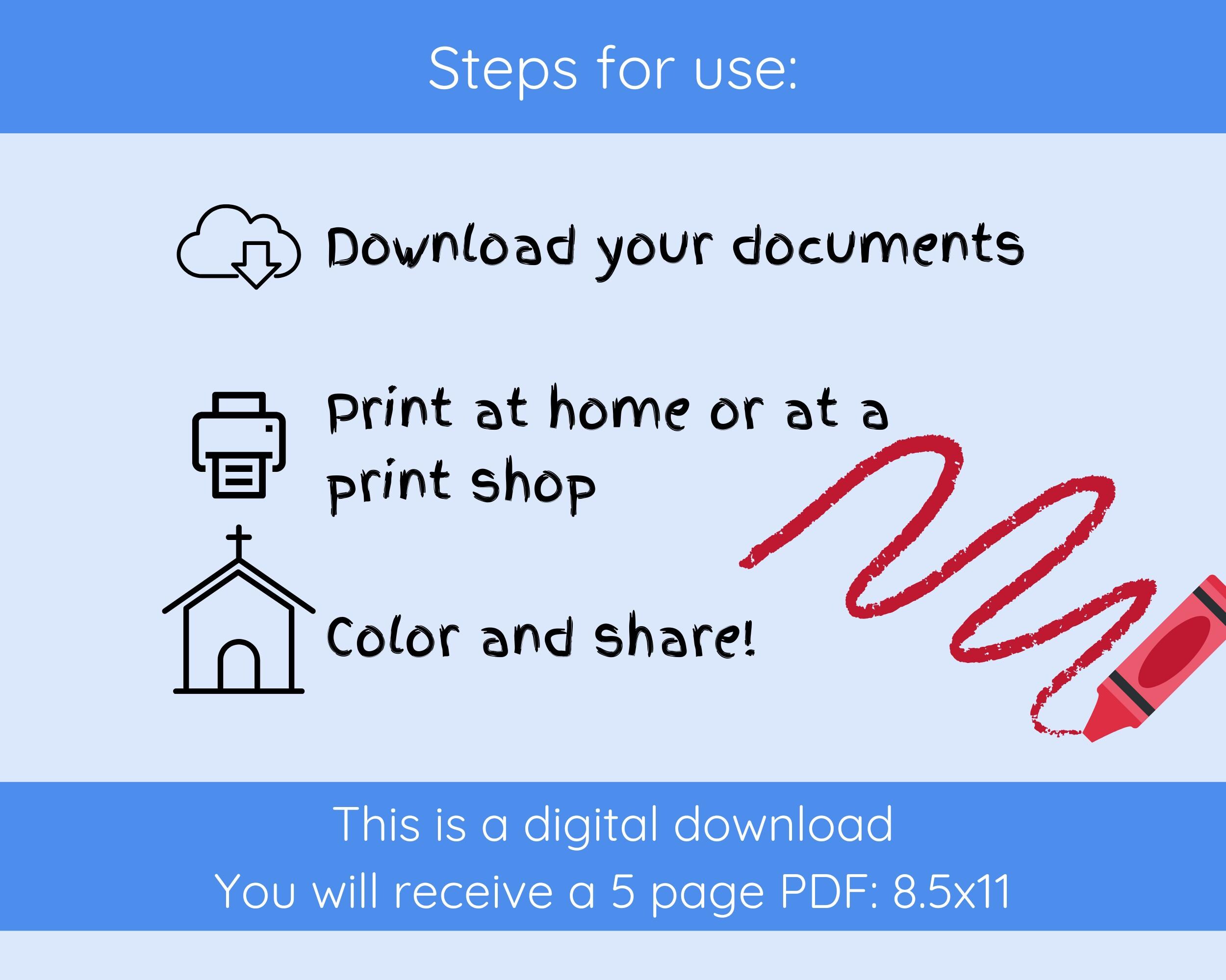 Printable Church Fundraiser Forms, Church Donation, Fill My Cross ...