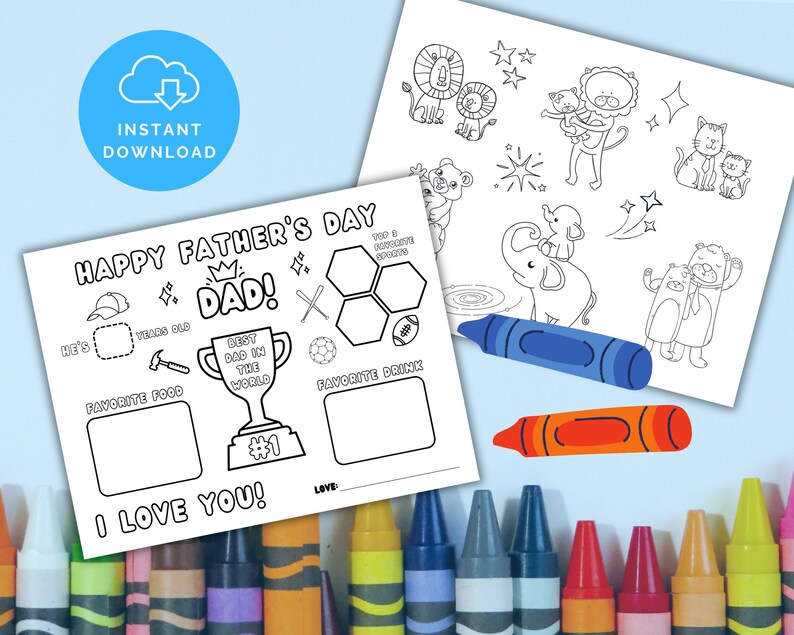 Printable Father's Day Coloring Pages Dad Coloring Pages Father's Day ...