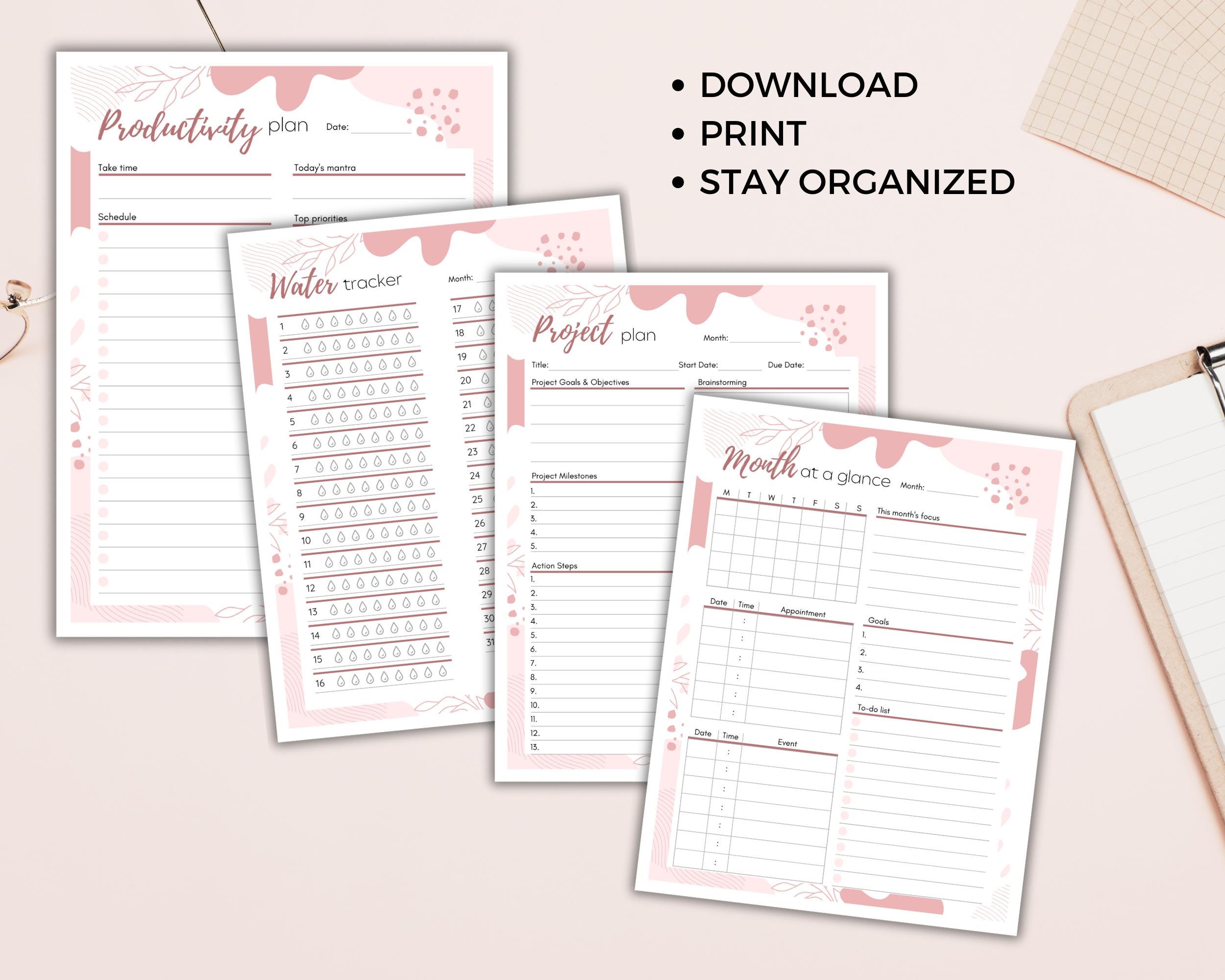 New Year’s Goal-setting & Productivity Bundle, Winter Arc Challenge ...