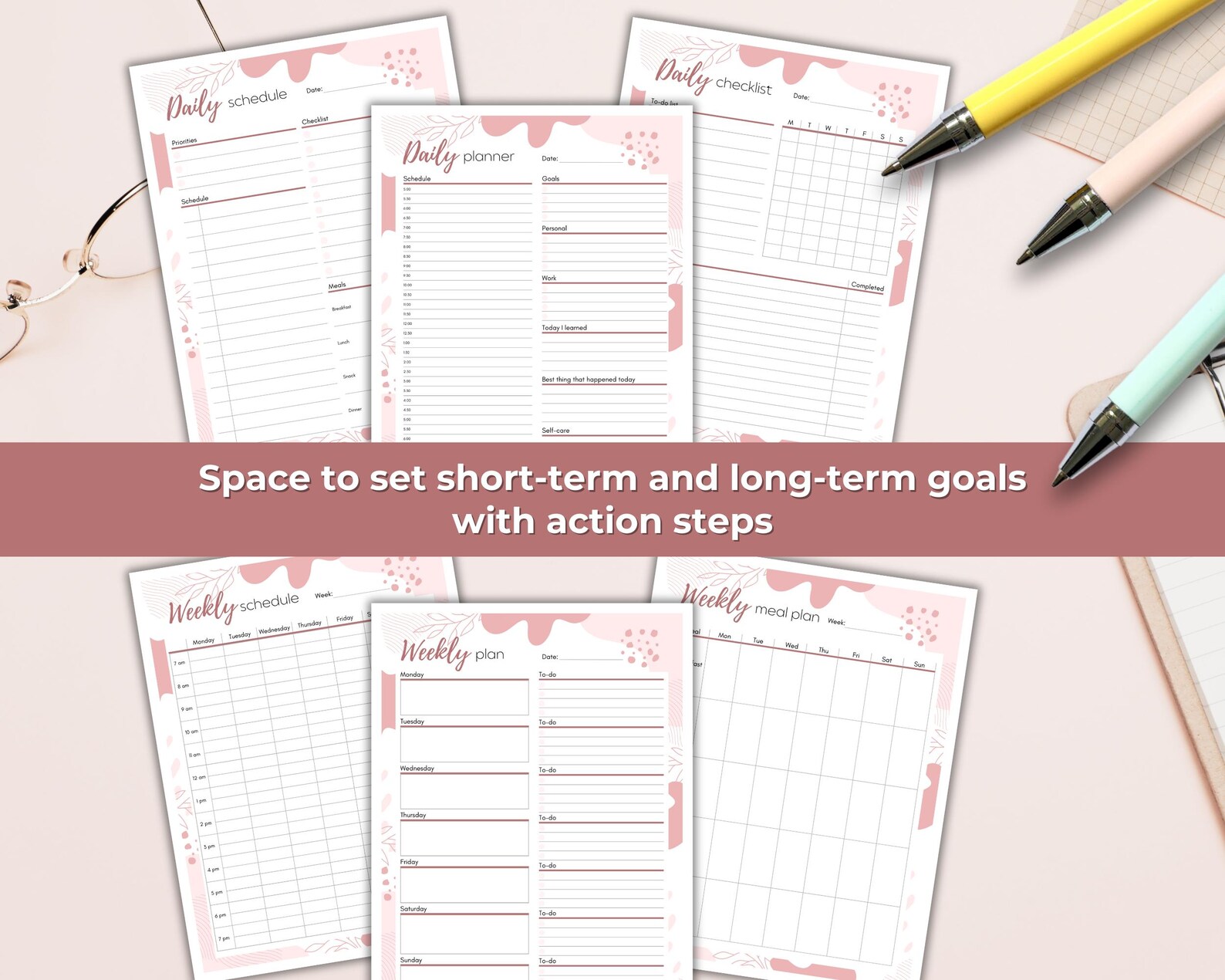 New Year’s Goal-setting & Productivity Bundle, Winter Arc Challenge ...