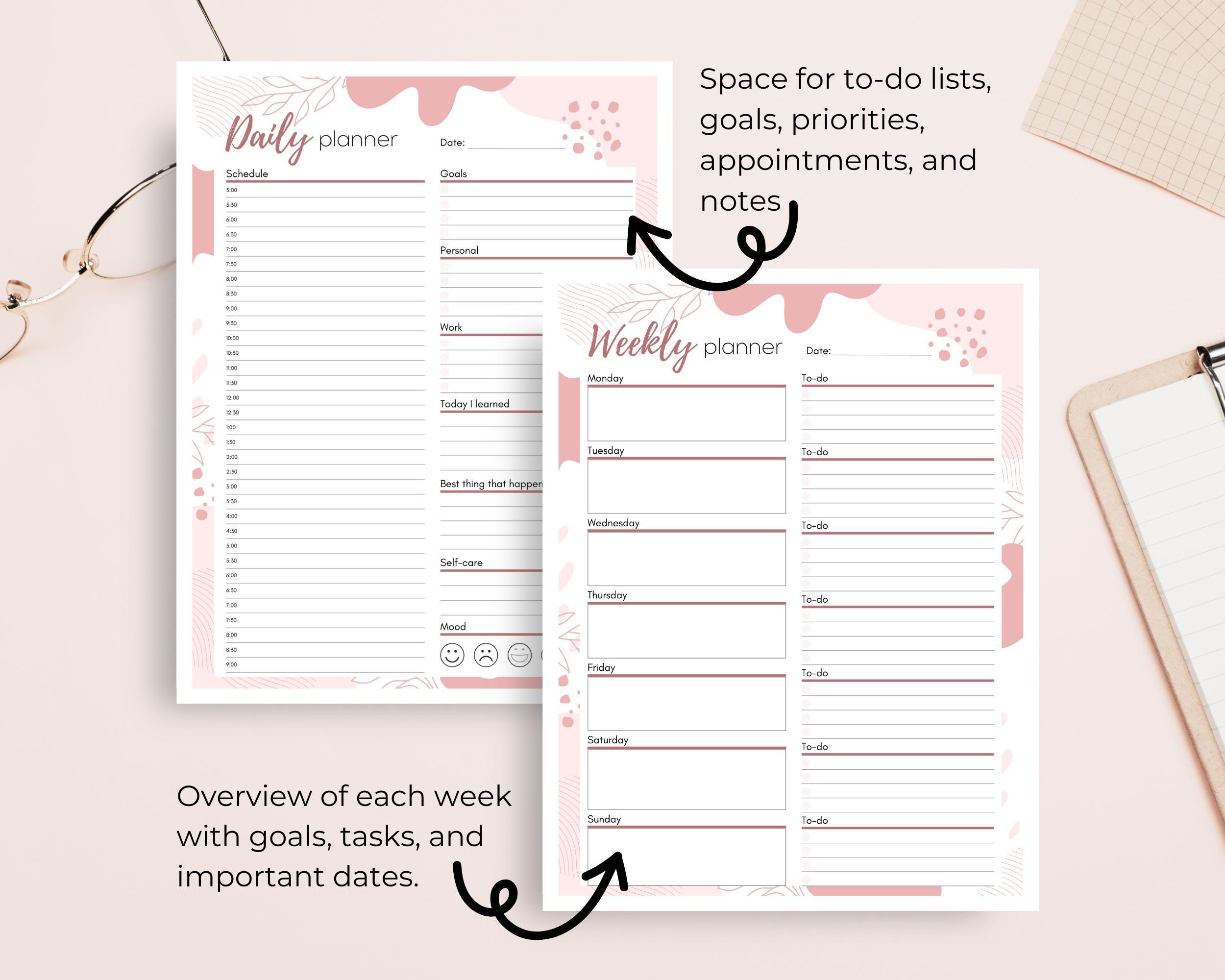 New Year’s Goal-setting & Productivity Bundle, Winter Arc Challenge ...