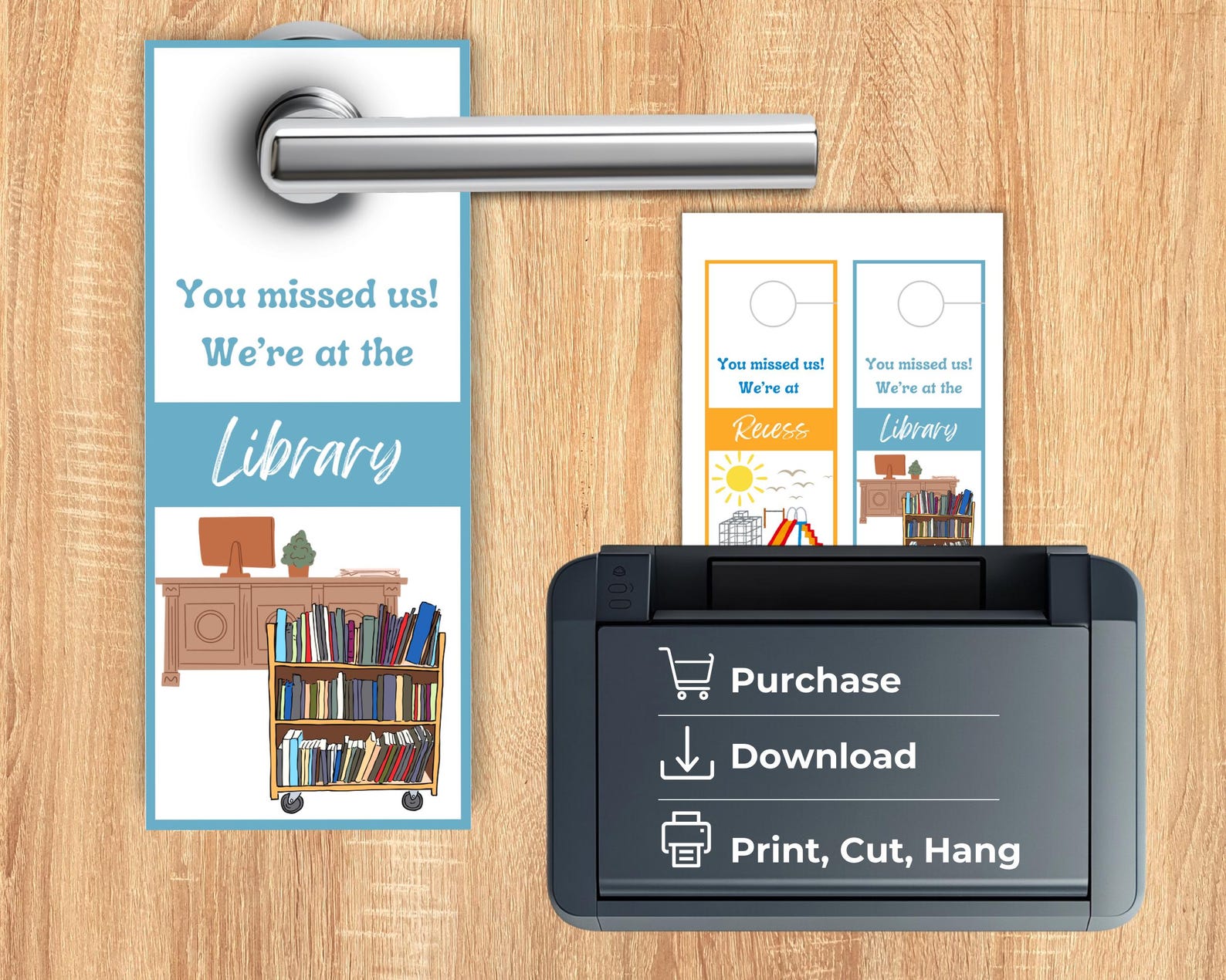 Classroom Door Hanger, Printable Door Tag, Preschool Door Hanger - Etsy