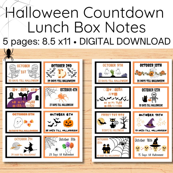 Halloween Countdown - Etsy