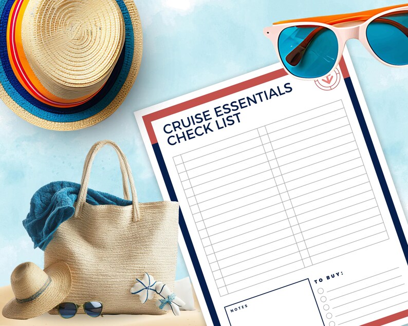 Cruise Planner Bundle, Vacation Planner, Cruise Itinerary, Holiday ...