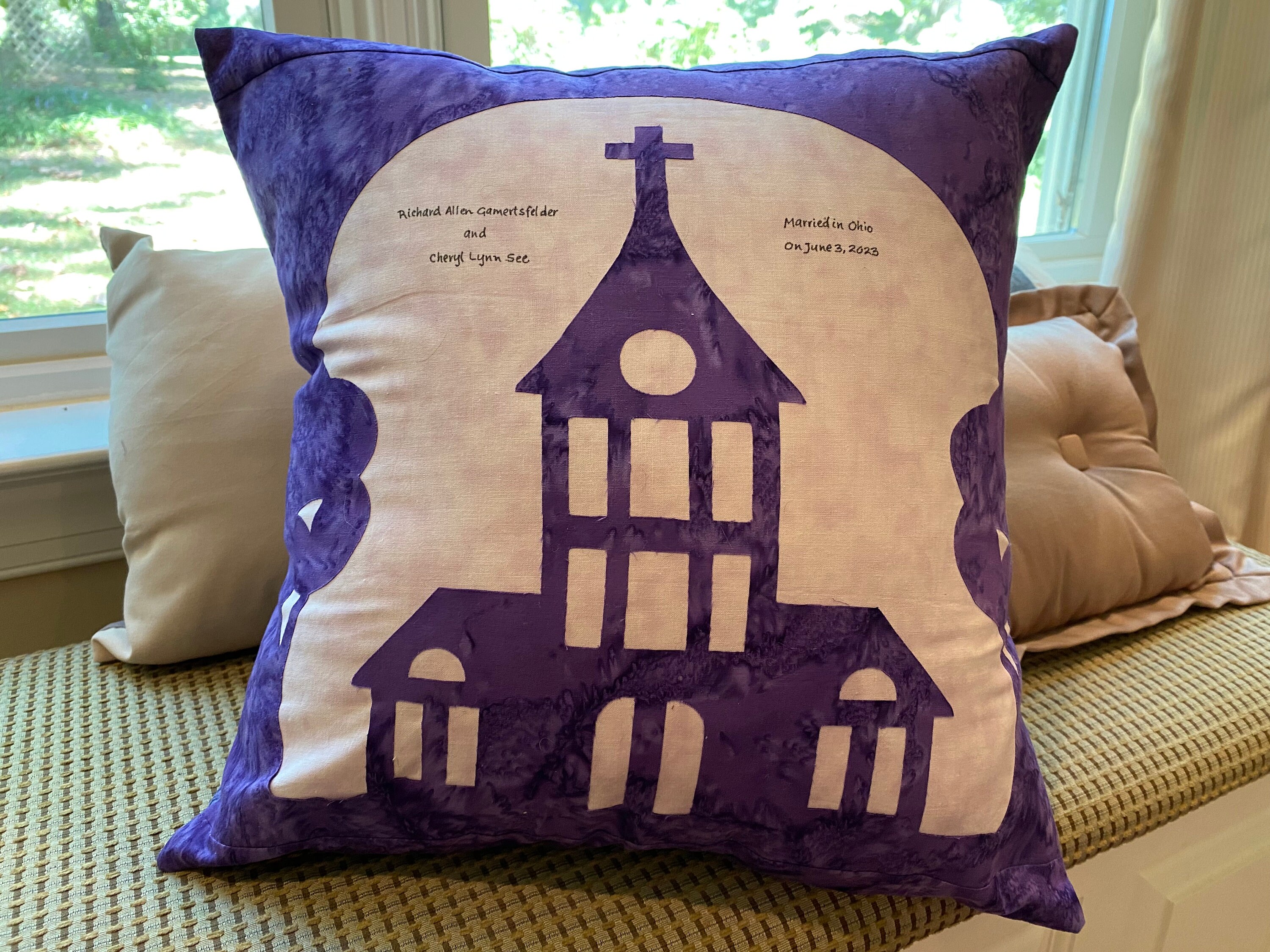 Small Town Church Quilt Applique Pattern - Etsy