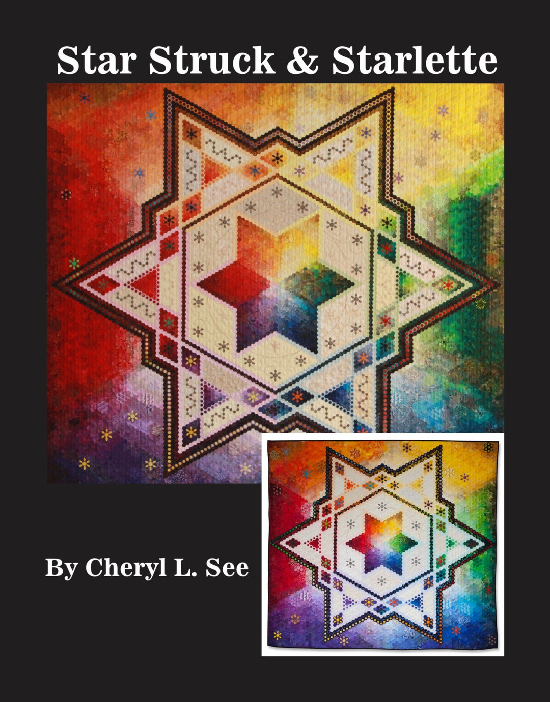 Star Struck & Starlette- English Paper Pieced Quilt Book With SET OF 4 ...