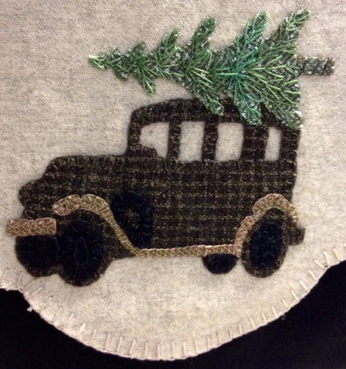 Tree Lot Wool Appliqué KIT Die Cut Pre Fused Felted Wool - Etsy UK