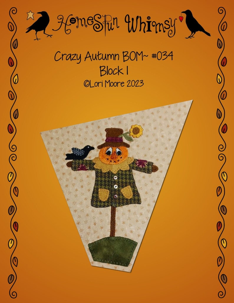 Crazy Autumn BOM #1 - #034 DIGITAL Download Only - Etsy