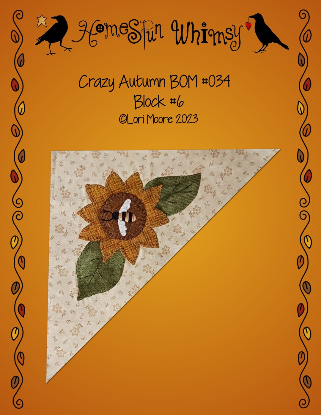 Crazy Autumn BOM #6 - #034 DIGITAL Download Only - Etsy