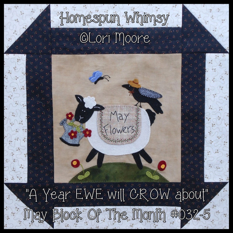 May ~ Block of the Month PATTERN #032-05 ~ DIGITAL DOWNLOAD - Etsy