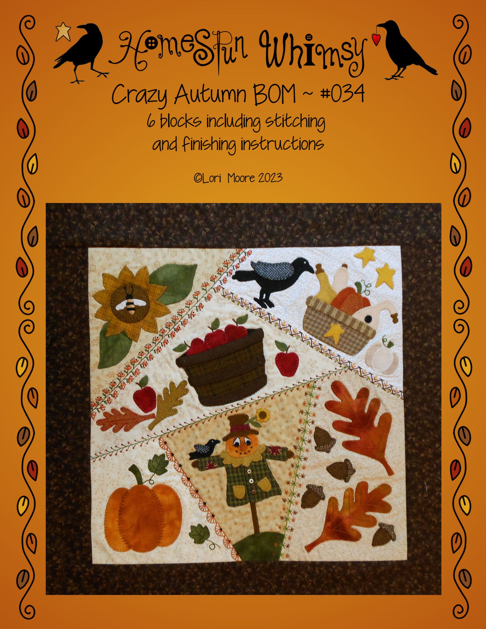 Crazy Autumn BOM #034 ~ Final Instructions ONLY (there Are 6 More ...