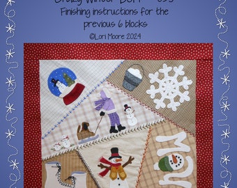 Crazy Winter BOM 5 035 DIGITAL Download Only - Etsy