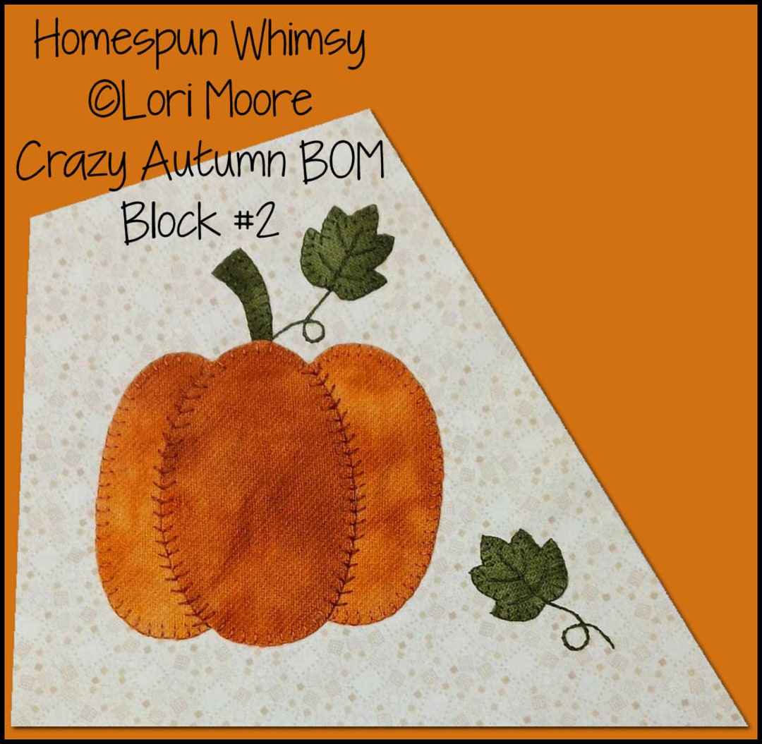 Crazy Autumn BOM #2 - #034 DIGITAL Download Only - Etsy