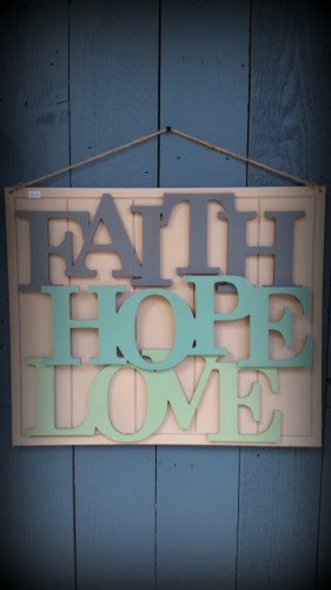 Wooden Unfinished Letters Block HOPE Home Decor Wall - Etsy