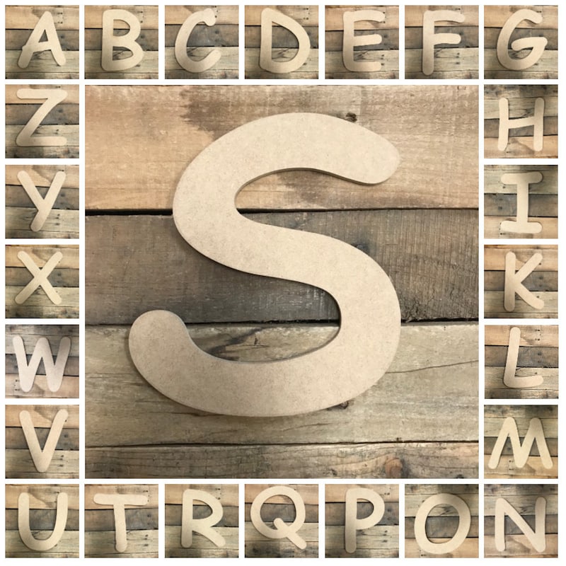 Wooden Letters - Etsy