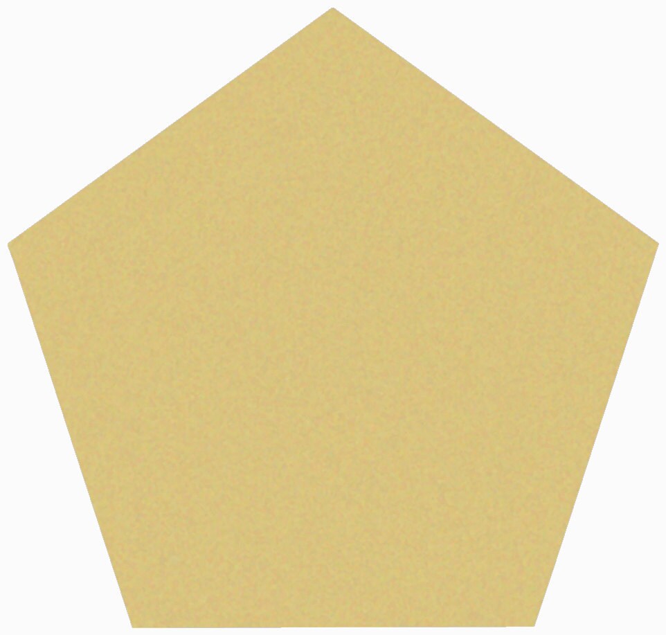 PENTAGON Polygon Unfinished Wooden Craft Shape Do It - Etsy