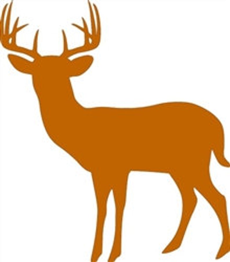 Deer Wood Shape Cutout 10 PT BUCK Unfinished Wooden Craft | Etsy