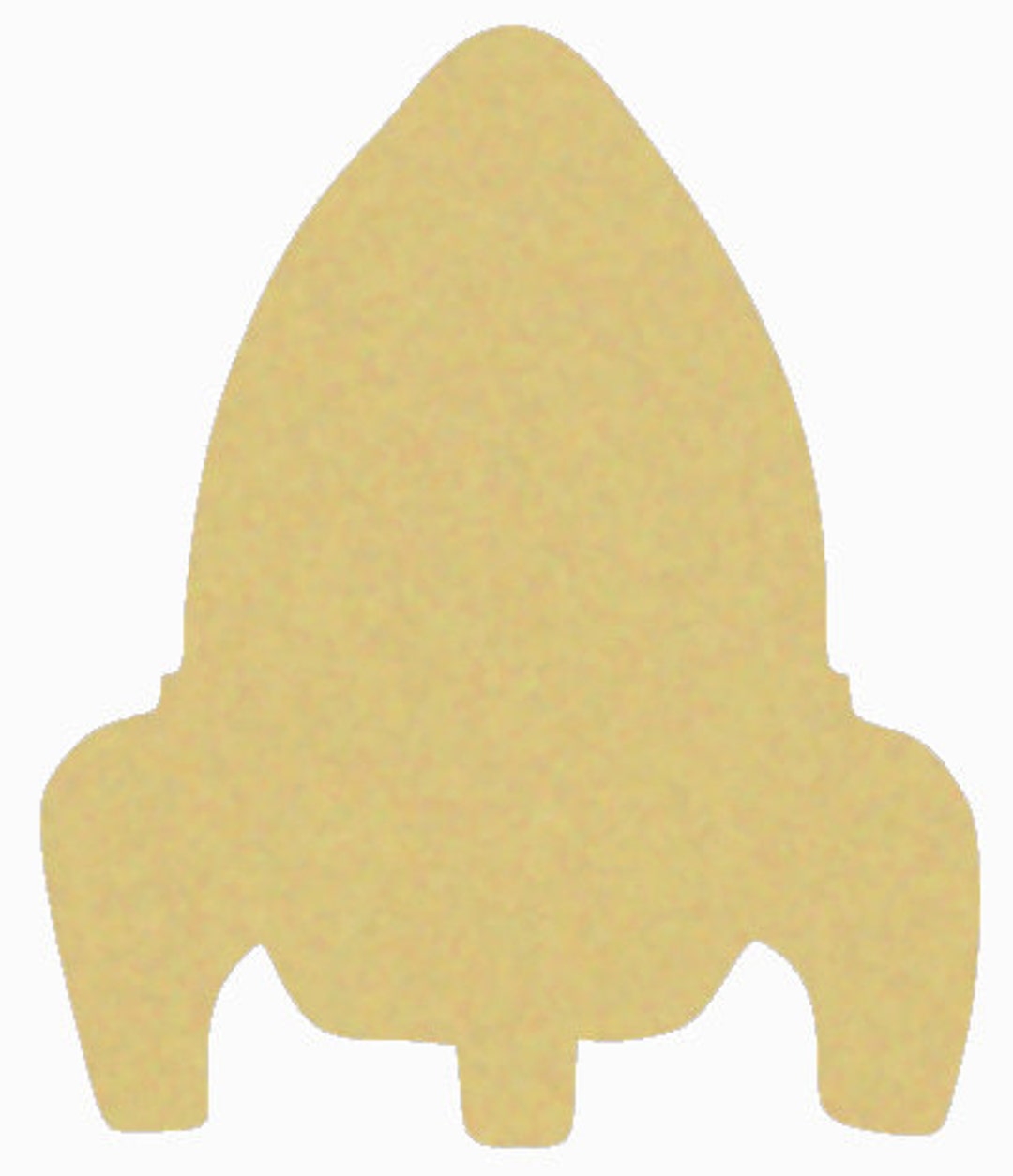 ROCKET SHIP Unfinished Wooden Craft Shape, Do It Yourself, Space Rocket ...