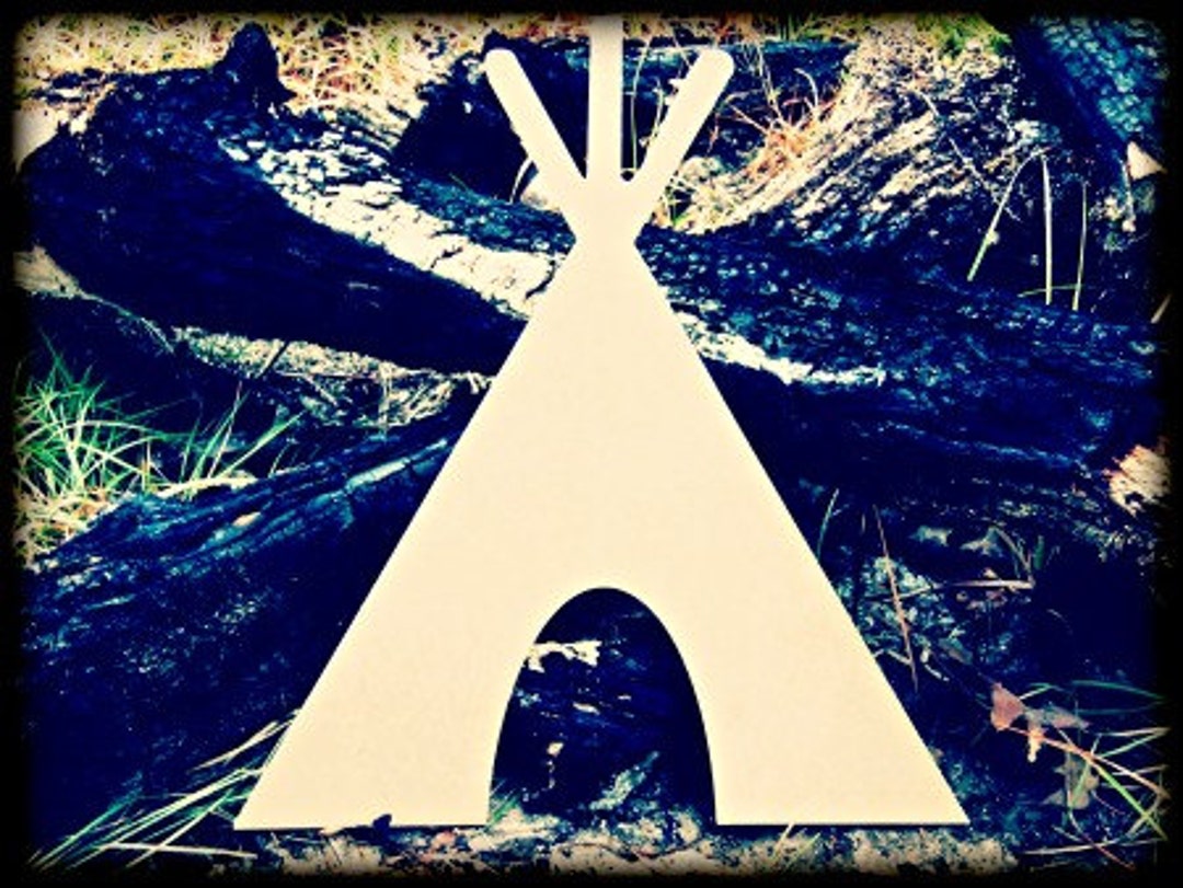 Tee Pee Unfinished Wooden Craft Shape, Indian Teepee Tepee, Native ...