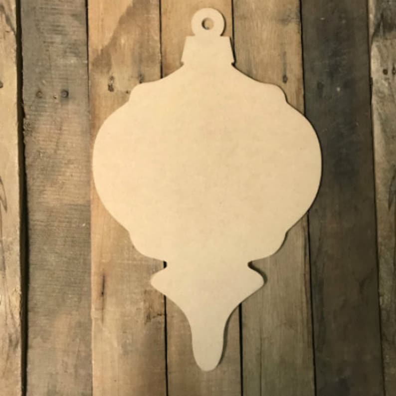 MDF Christmas Ornament Cutout: DIY Craft Shape - Etsy