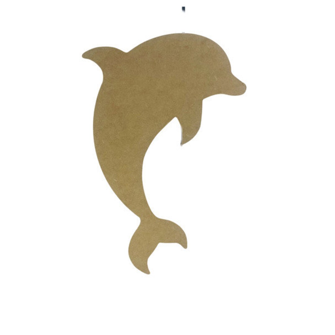 Dolphin, MDF Wooden Craft, Unfinished Craft - Etsy