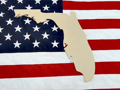 Florida State Craft, Wooden Unfinished, Shape, Paintable, Any State ...