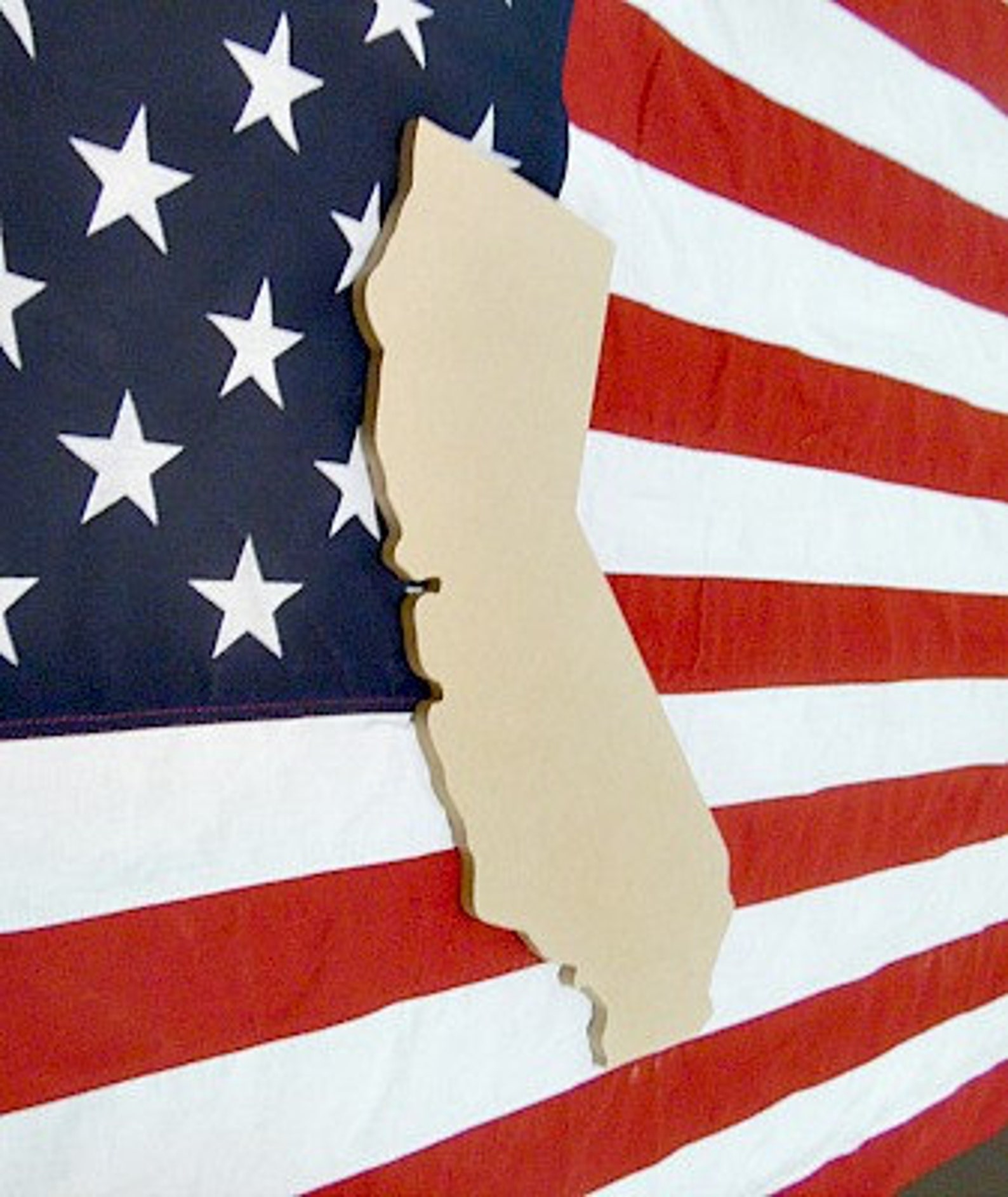 California Unfinished Wooden State Craft Decorable Shape, Any State ...