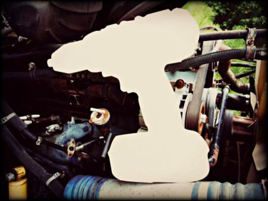 Power Tool Unfinished Wooden Craft Shape, Do It Yourself, DIY, Mechanic ...